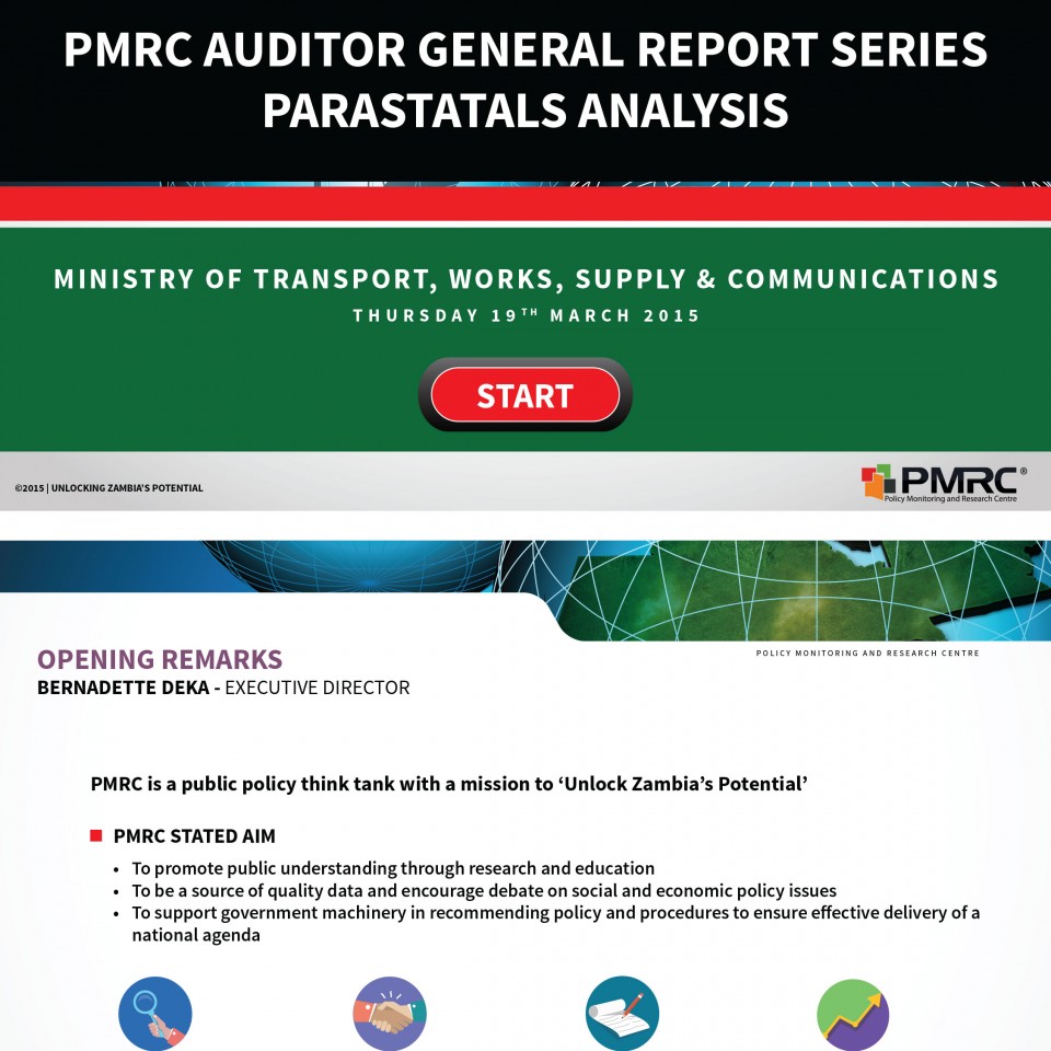 Parastatals presentation – Launch – PMRC