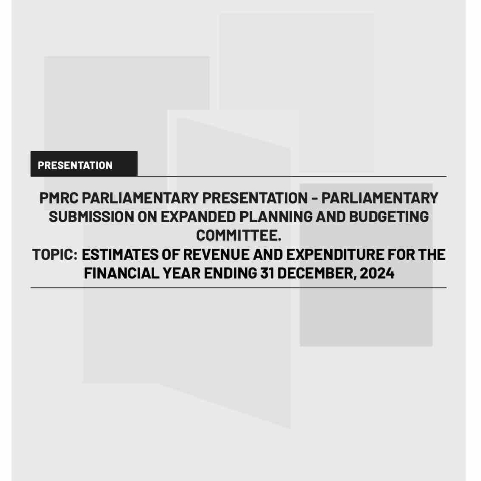 PMRC 2025 National Budget Analysis – PMRC